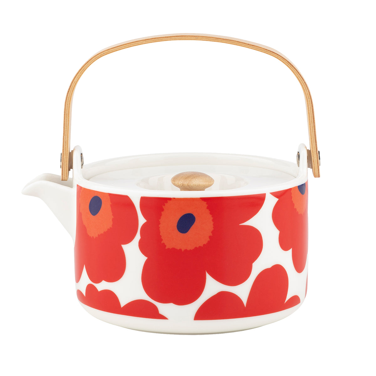 Marimekko Unikko Red Teapot - Tea & Coffee Serveware – FinnStyle