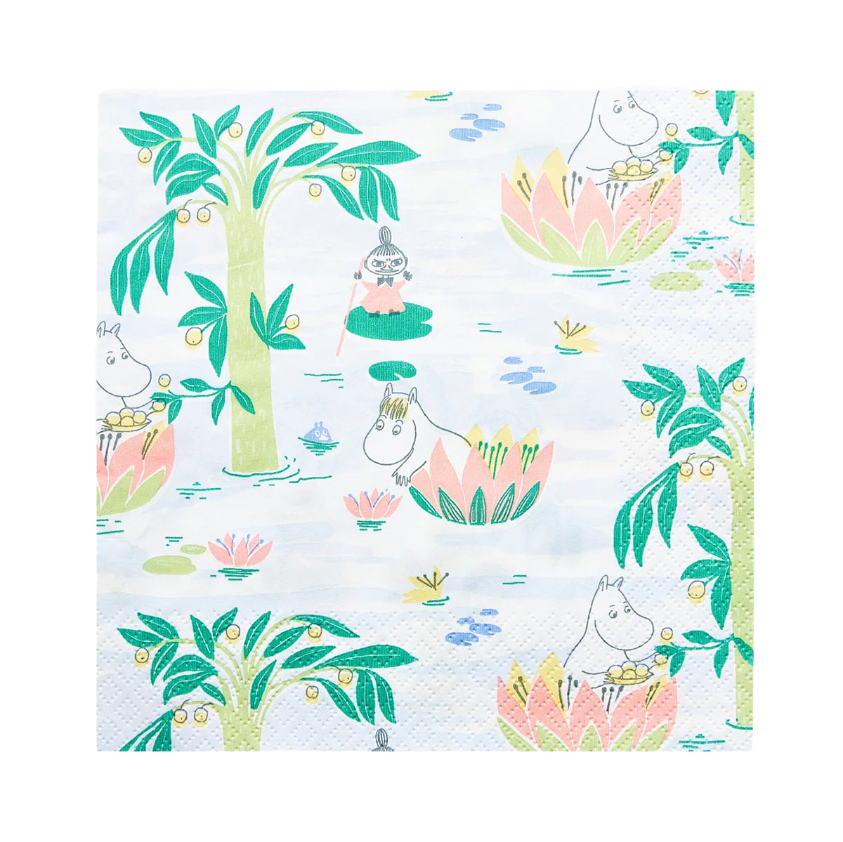 Moomin Water Lily Lunch Napkins - New Arrivals – FinnStyle