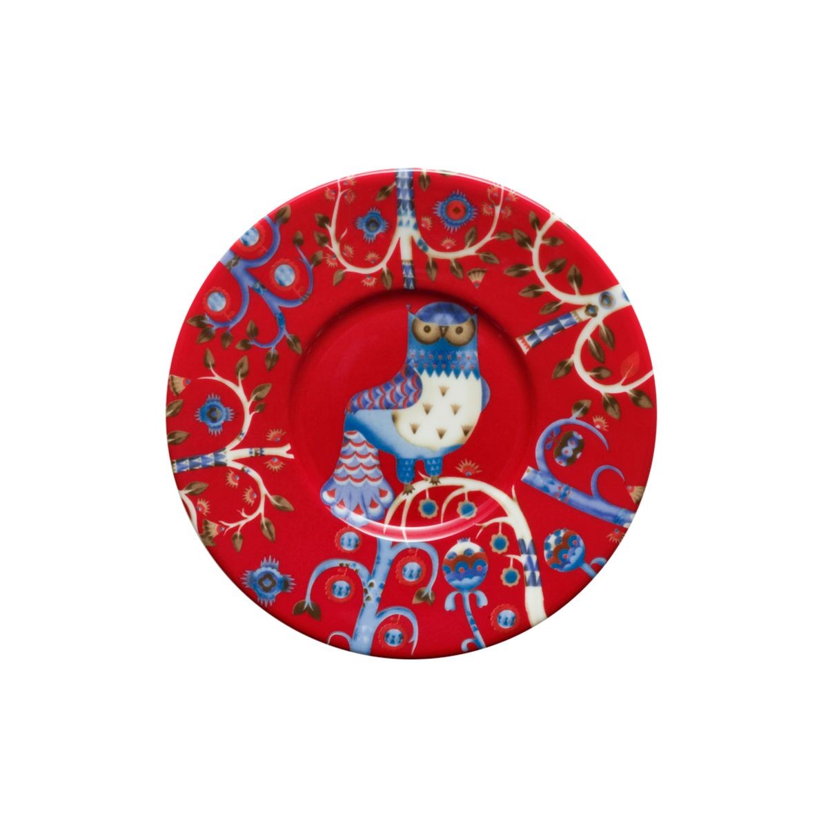iittala Taika Red Coffee Saucer - 6" - iittala Taika Red Dinnerware ...