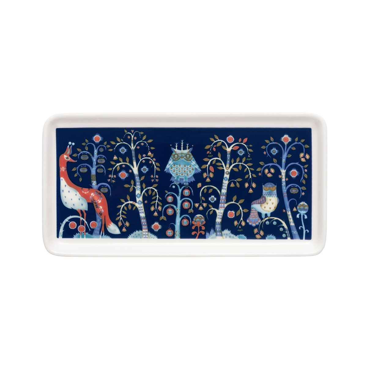 iittala Taika Blue Rectangle Plate - iittala Taika Blue Dinnerware ...