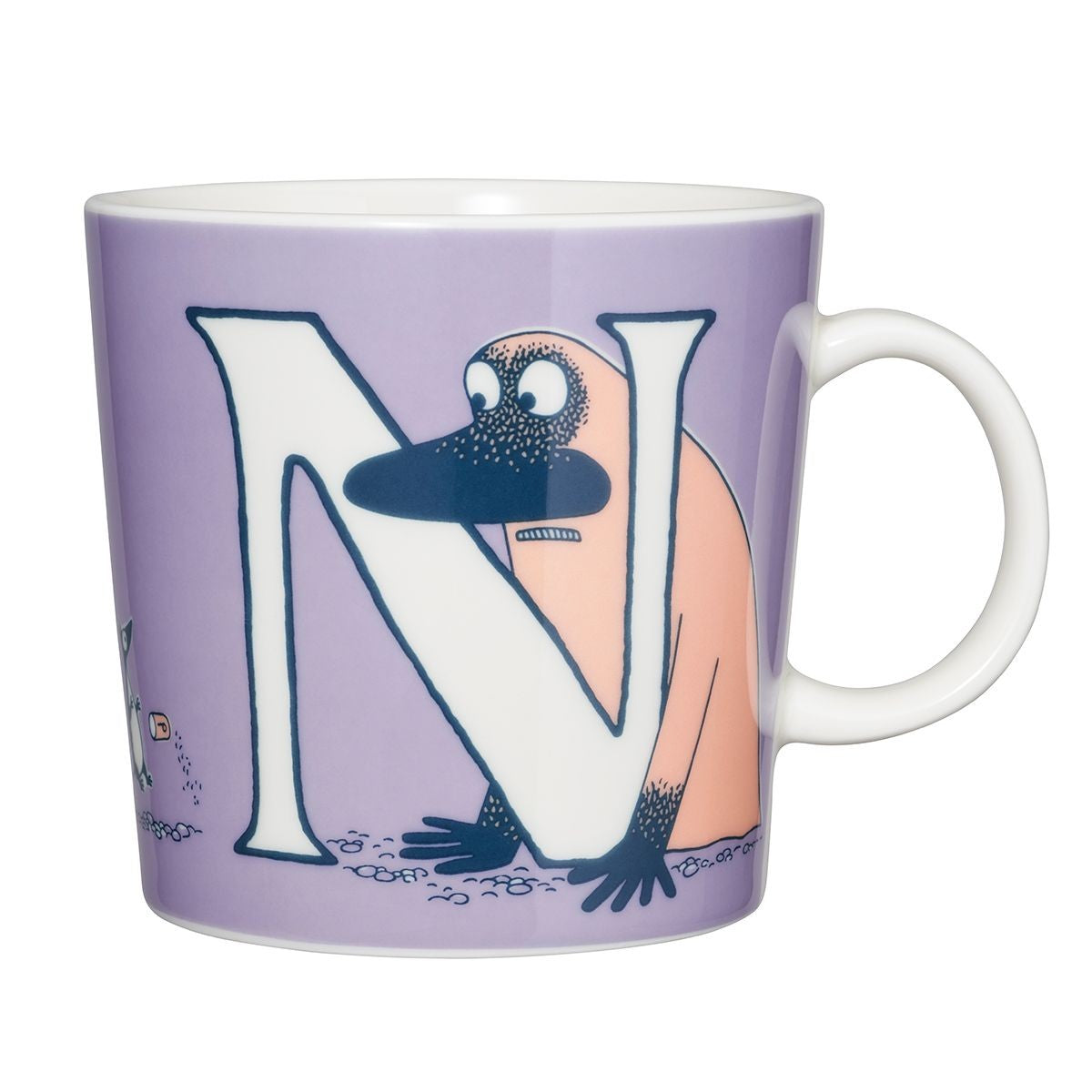 Arabia Moomin ABC Purple Mug - N - Outlet Sale – FinnStyle