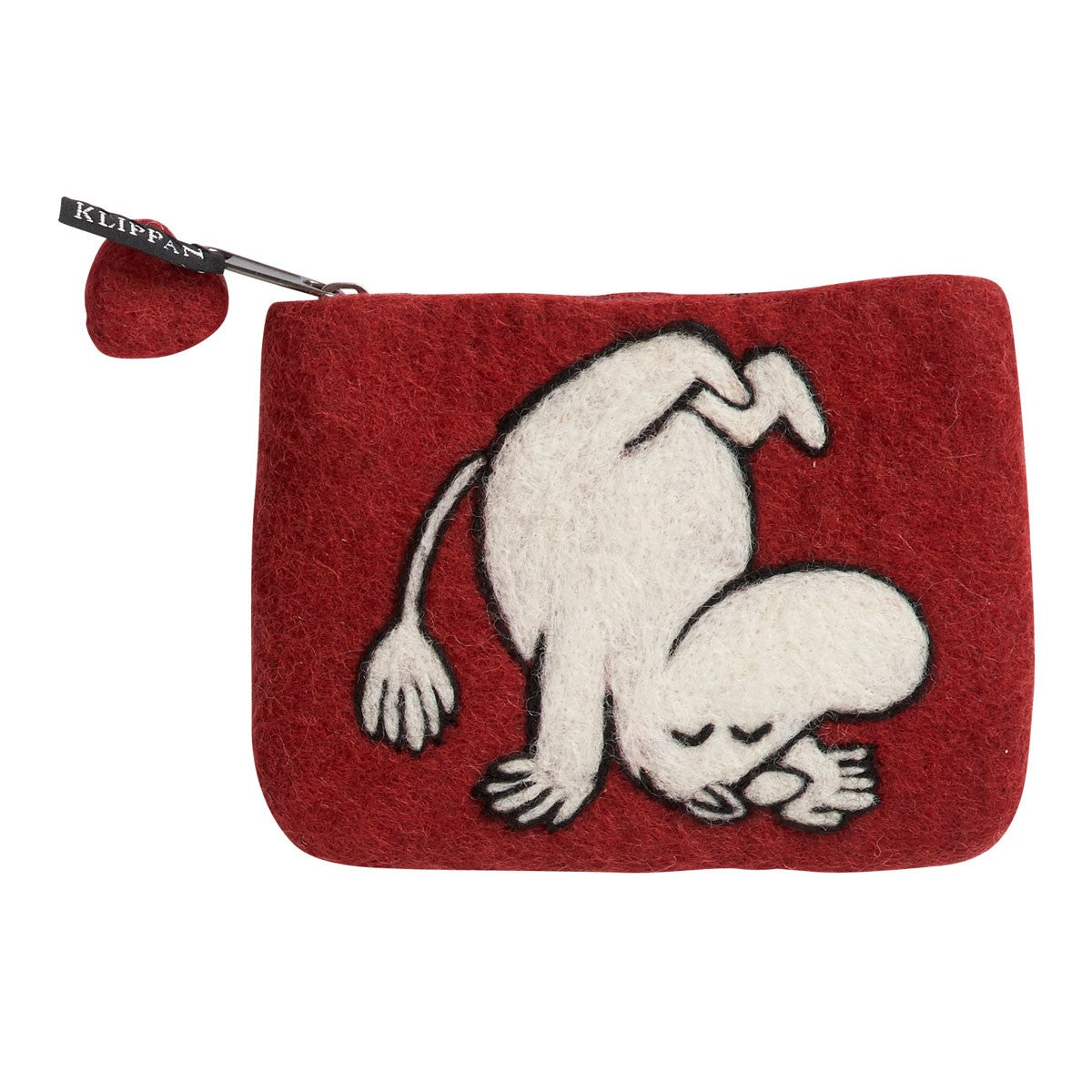 Klippan Moomin Red Felt Purse - Moomin Bags & Coin Purses – FinnStyle