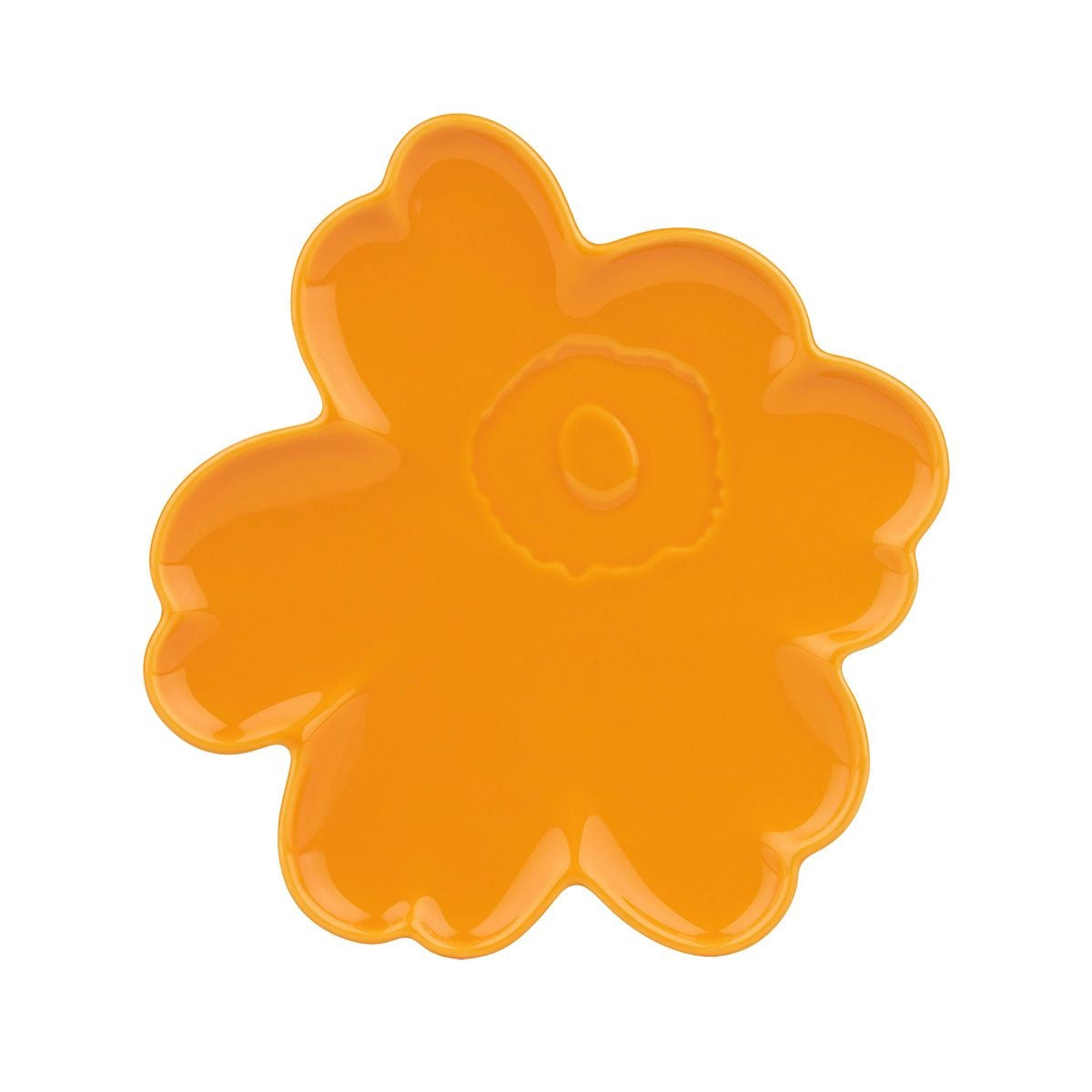Marimekko Unikko Shape Saffron Yellow Salad Plate - New Arrivals ...